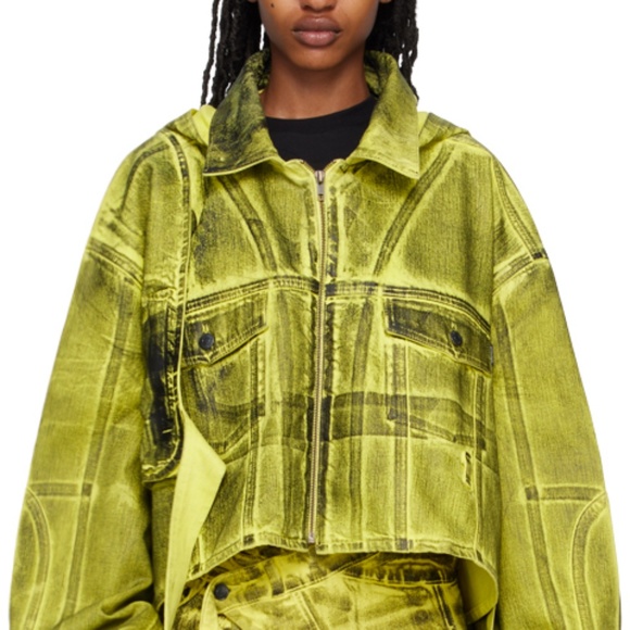 Ottolinger | Jackets & Coats | Ottolinger Ssense Exclusive Yellow Black ...